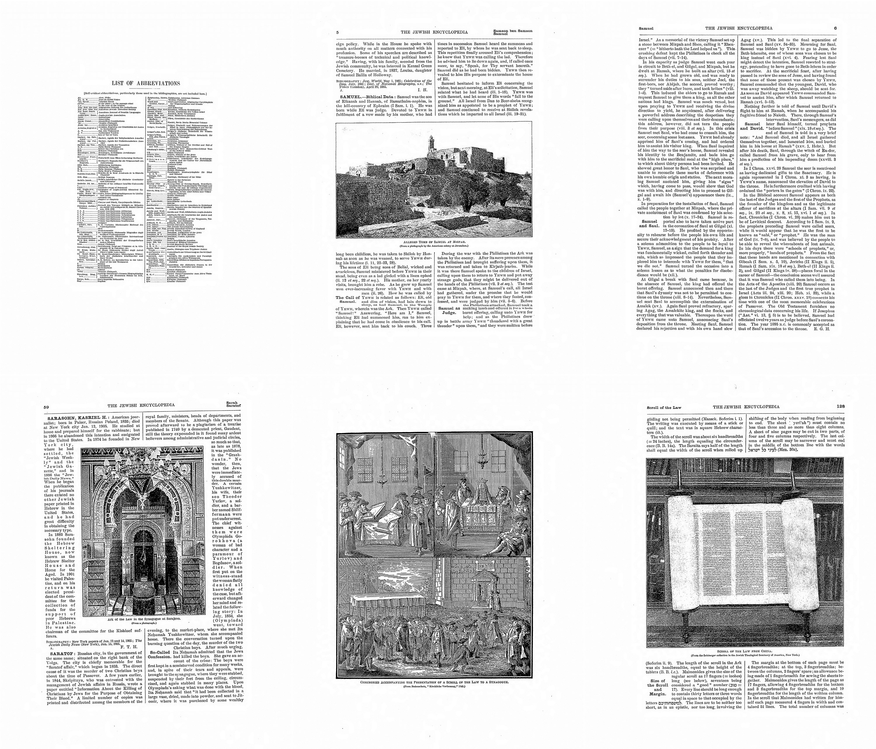 1900s Jewish Encyclopedia Collection Vols 1 to 12. Illustrated Jewish ...