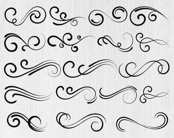 Squiggle svg | Etsy