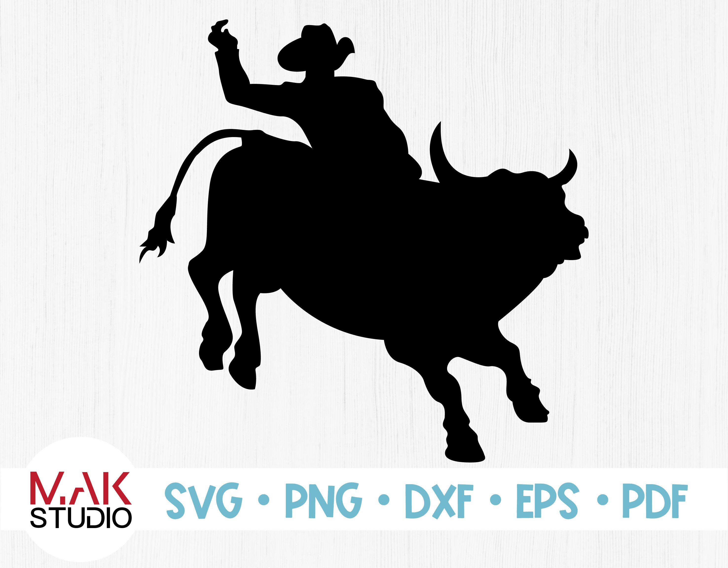 Bull rider svg Rodeo svg Bull svg Bull riding svg Bull rider | Etsy