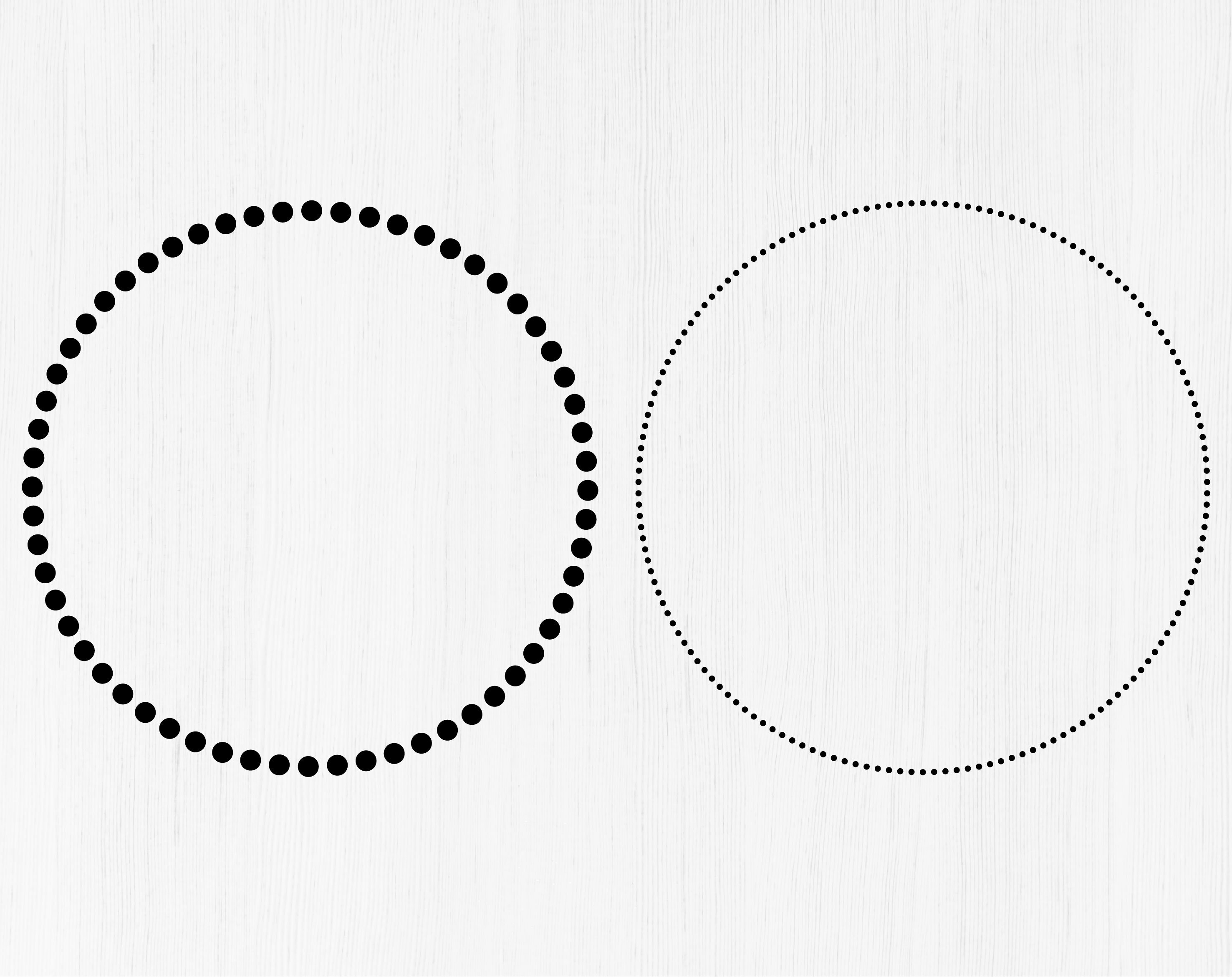 Dotted Frame Svg Dotted Circle Frame Svg Dotted Circle Svg Etsy