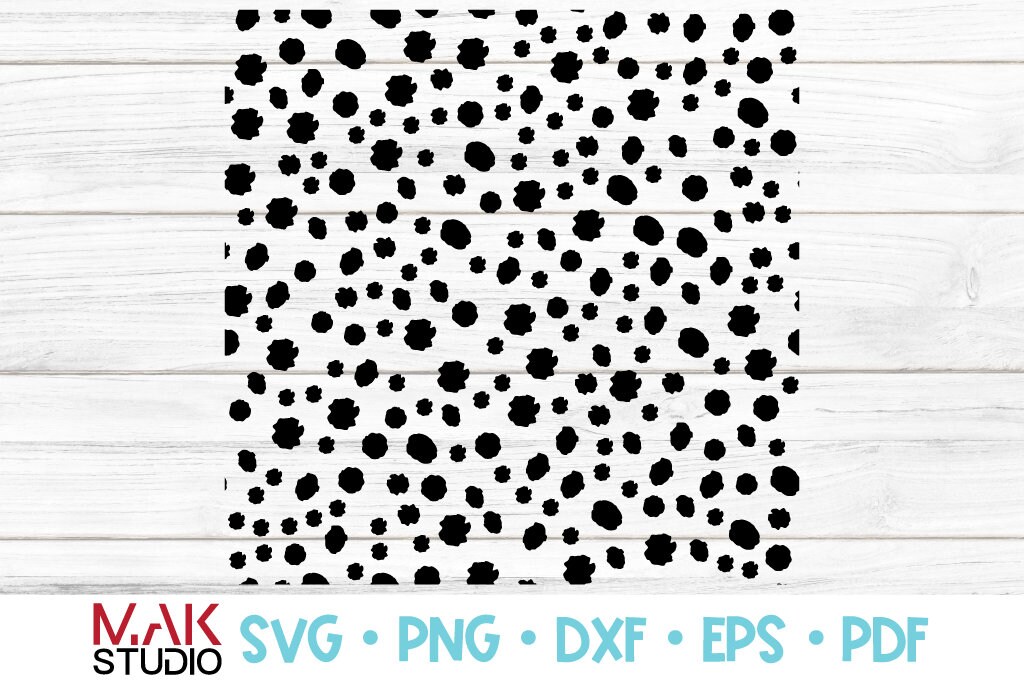 Dalmations spots svg Dalmation spots dxf Dalmatian pattern svg | Etsy