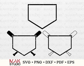 Home Plate Svg | Etsy