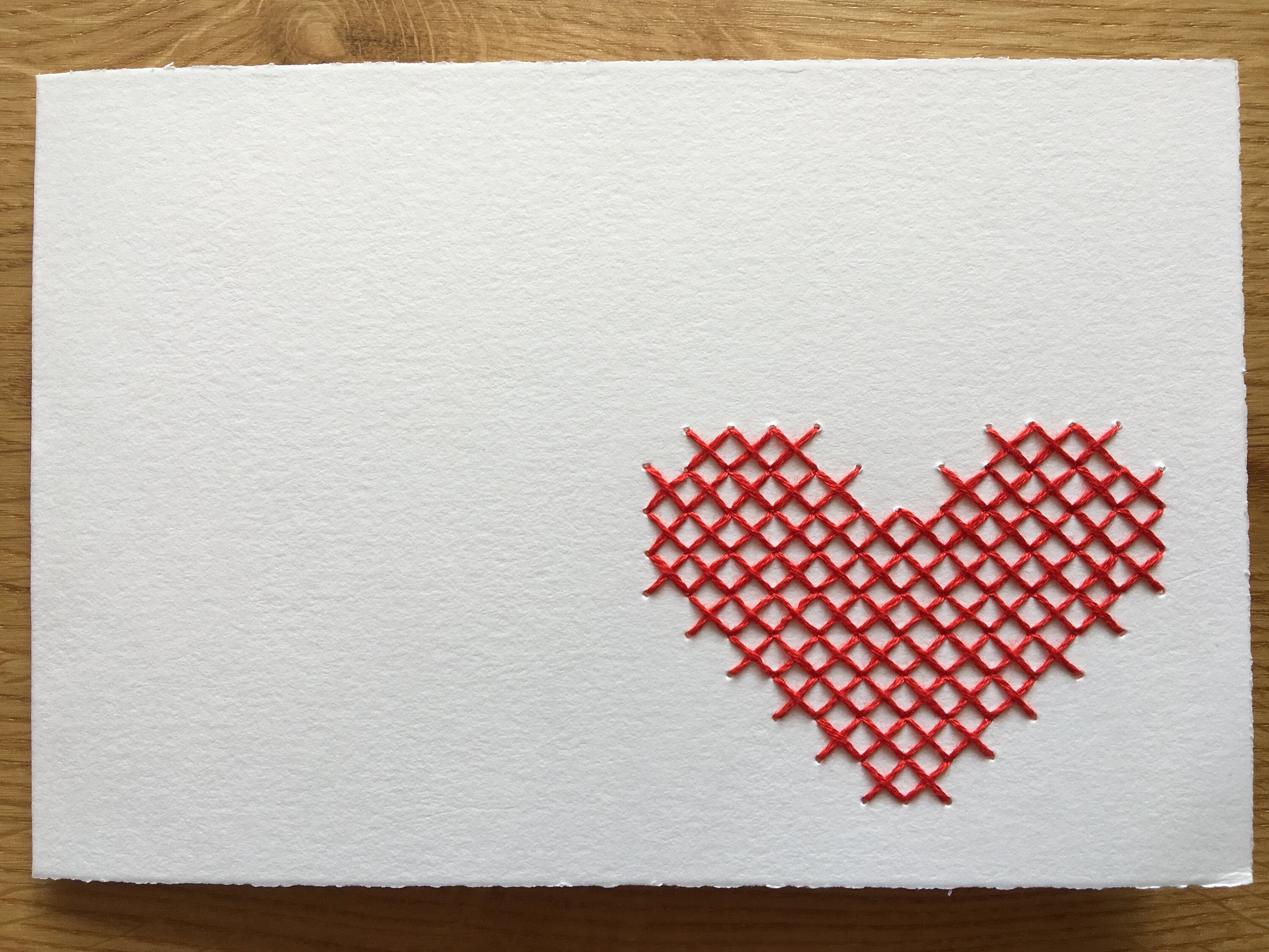 Card Motif "heart" (various Colors) - Etsy
