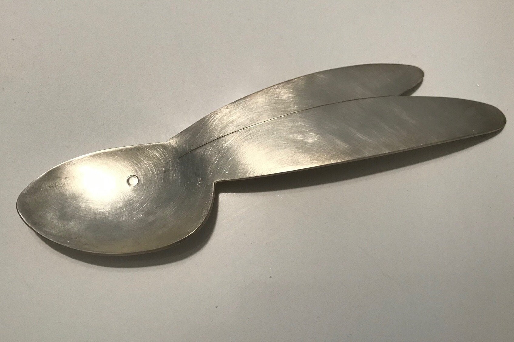 Sterling Silver bunny Serving Spoon - Etsy UK