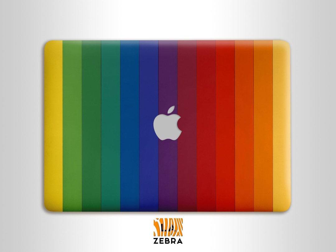 Rainbow Art MacBook Skin Vinyl Decal Protection LGBTQ Pride MacBook ...