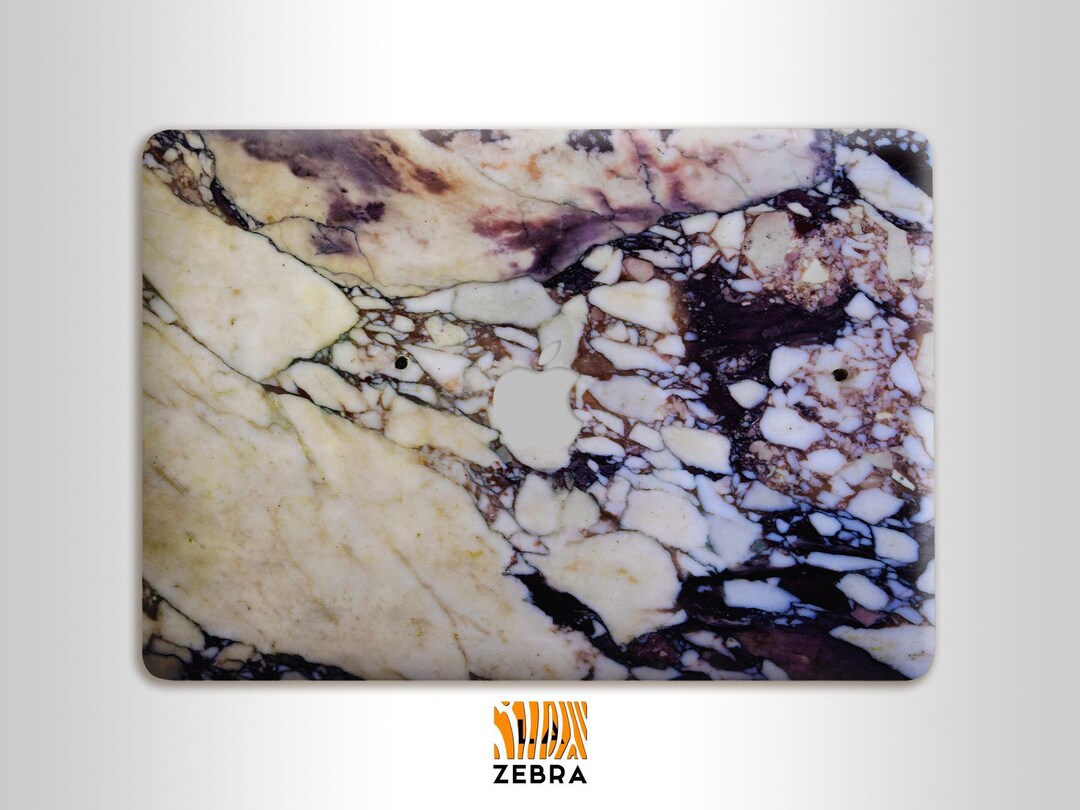 Stone Design Marble MacBook Vinyl Decal Protection Top Bottom Keyboard ...