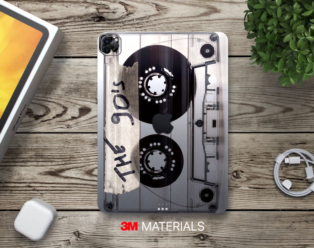 The 90s Style Cassette iPad Vinyl Decal Skin Wrap for All iPad Models ...