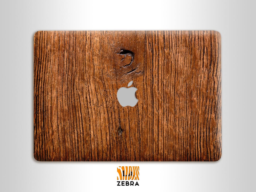 MacBook Vinyl Decal Skin Real Wood Imitation Mac Cover MacBook Pro Skin ...