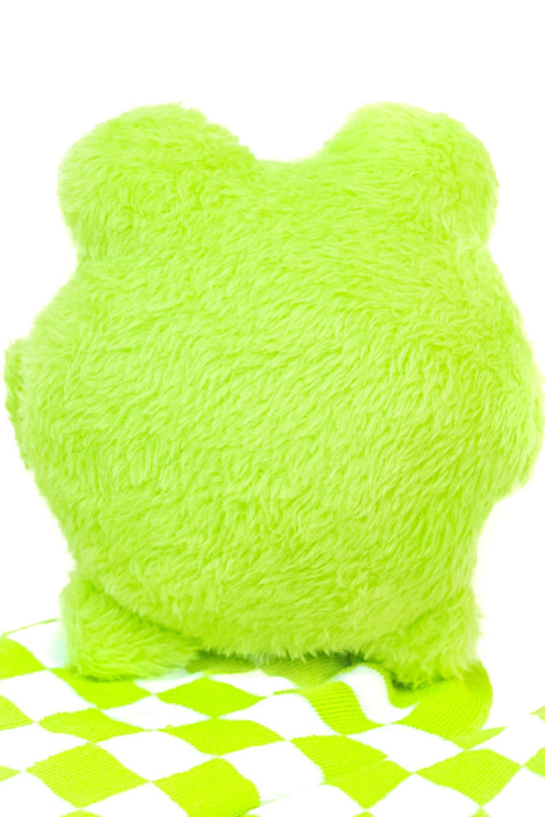 Hairy Fuzzy Albert the Frog Plushie Handmade in the UK Plush - Etsy