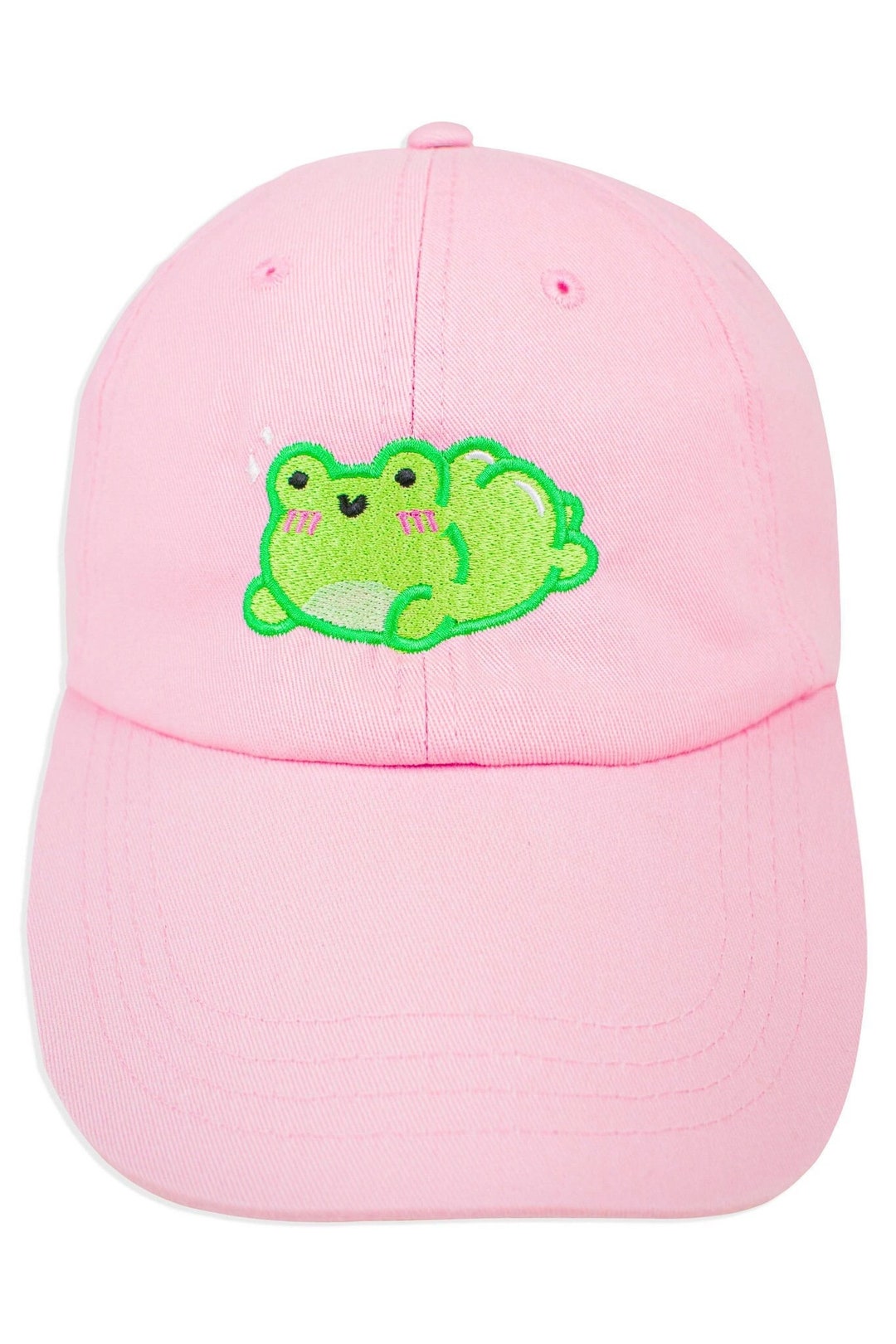 Funny Thicc Albert the Frog Embroidered Cap Summer Hat Phrog Memes ...