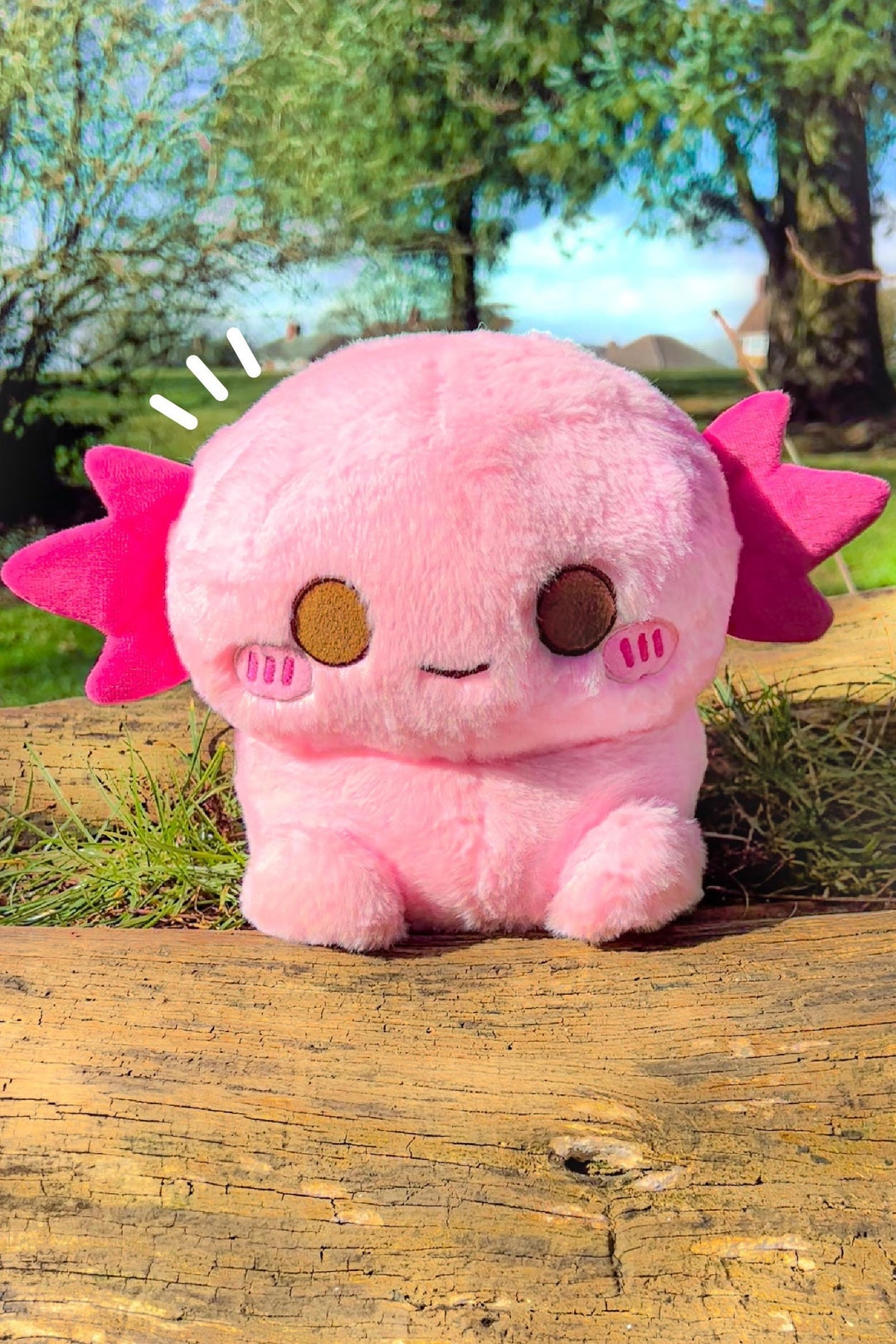 Xoxi the Axolotl, the Ultimate Axolotl Plushie, Fluffy, Adorable ...
