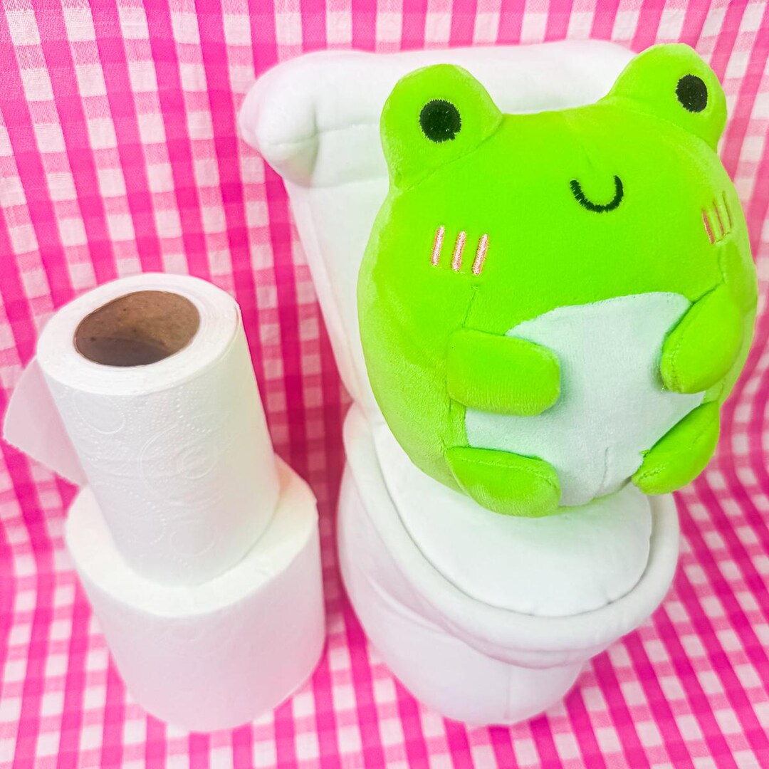 Toilet Albert the Frog 10" Plushie - Cute Funny Stuffed Animal - IBS ...