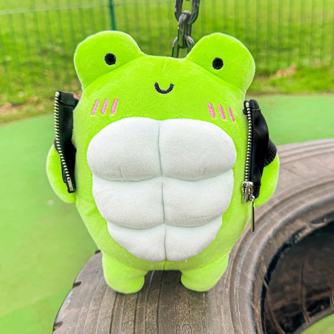 Muscular Albert the Frog Plush Toy Funny Plushie Stuffed Animal ...