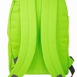 Fluffy Albert the Frog Embroidered Backpack School Bag Green Phrog ...