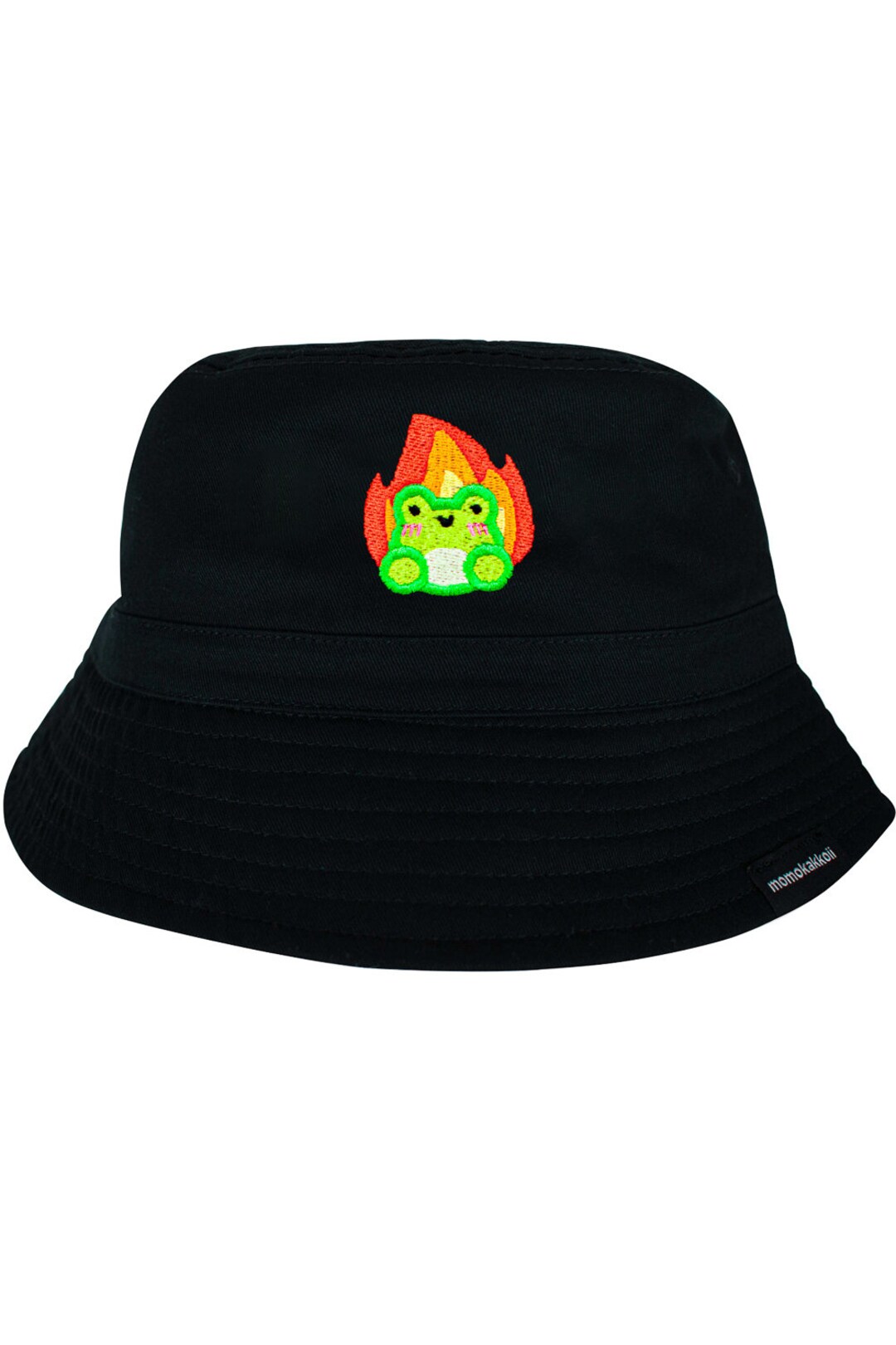 Albert in Flames Frog Embroidered Bucket Hat Funny Phrog Froggy Memes ...
