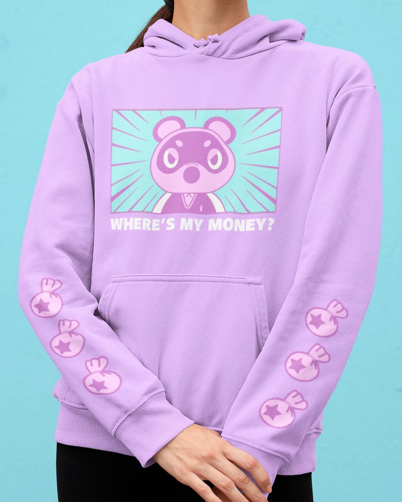 Animal Crossing Hoodie Angry Tom Nook Raccoon Funny Bells - Etsy