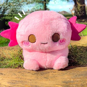 Cute Xoxi the Axolotl Plush Toy Plushie Stuffed Animal Adorable Fluffy ...