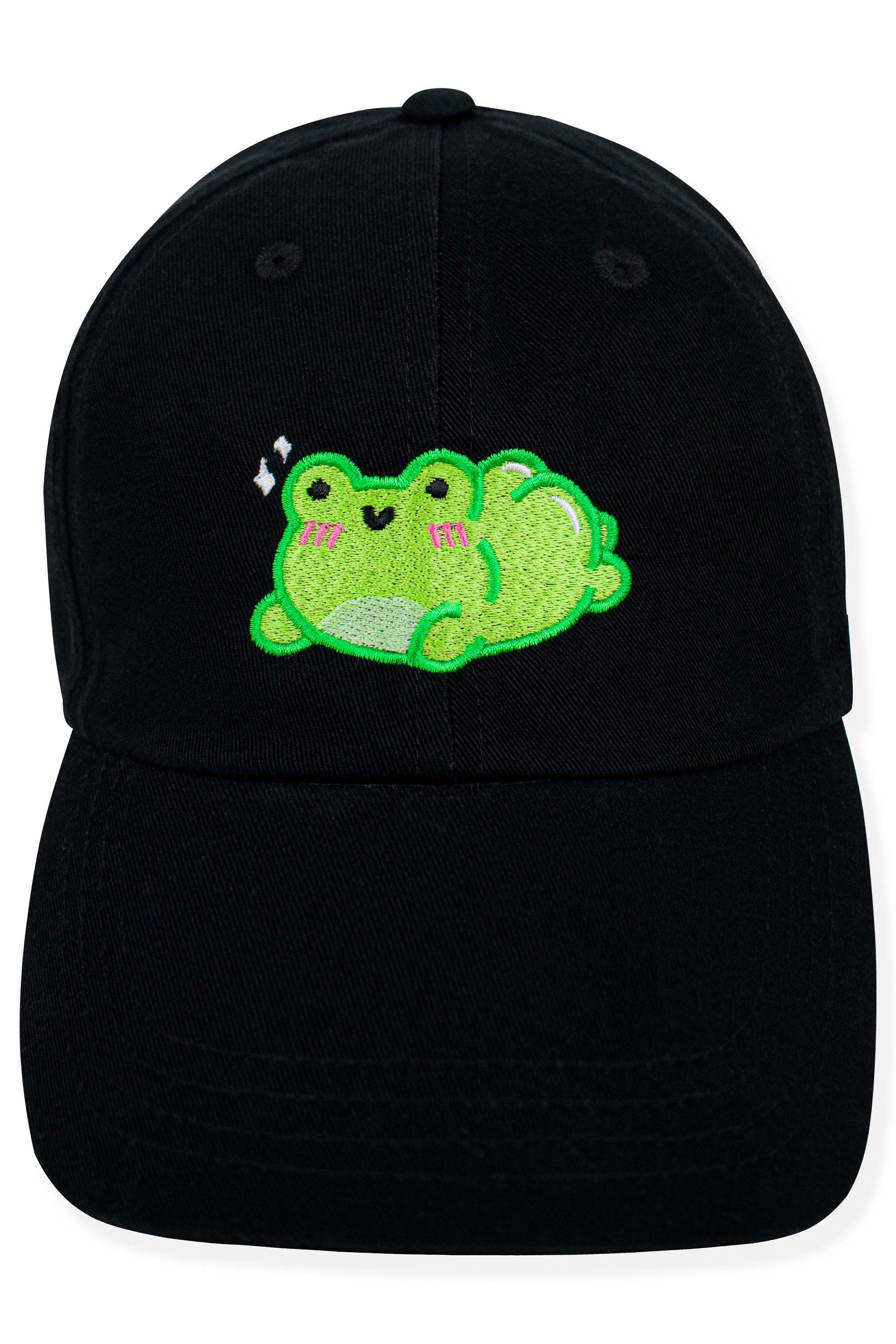 Funny Thicc Albert the Frog Embroidered Cap Summer Hat Phrog - Etsy