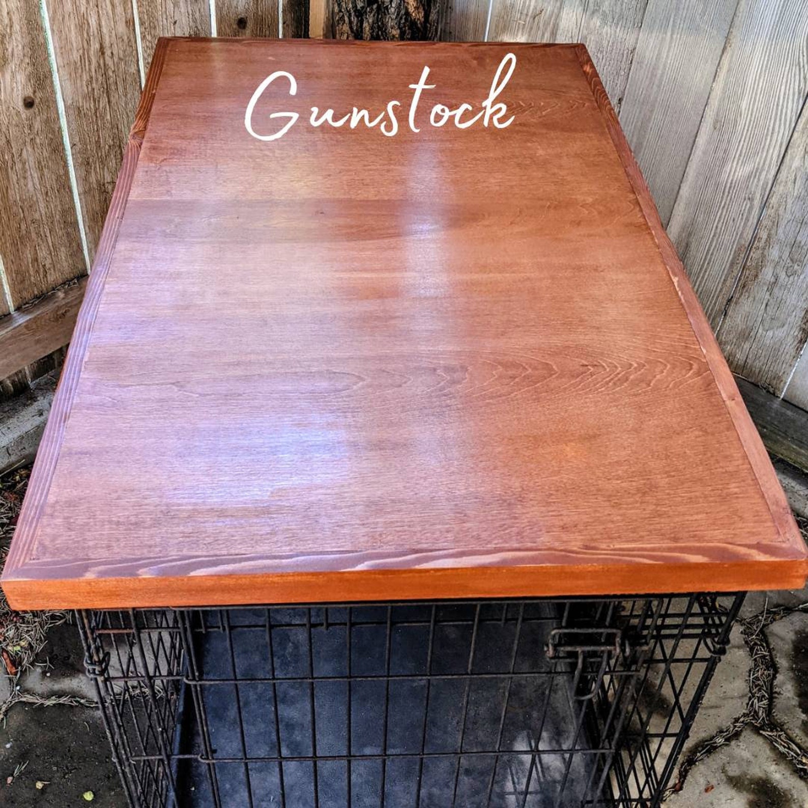 Dog Kennel Wood Table Top Dog Kennel Cover Farmhouse Dog Kennel Top Dog ...