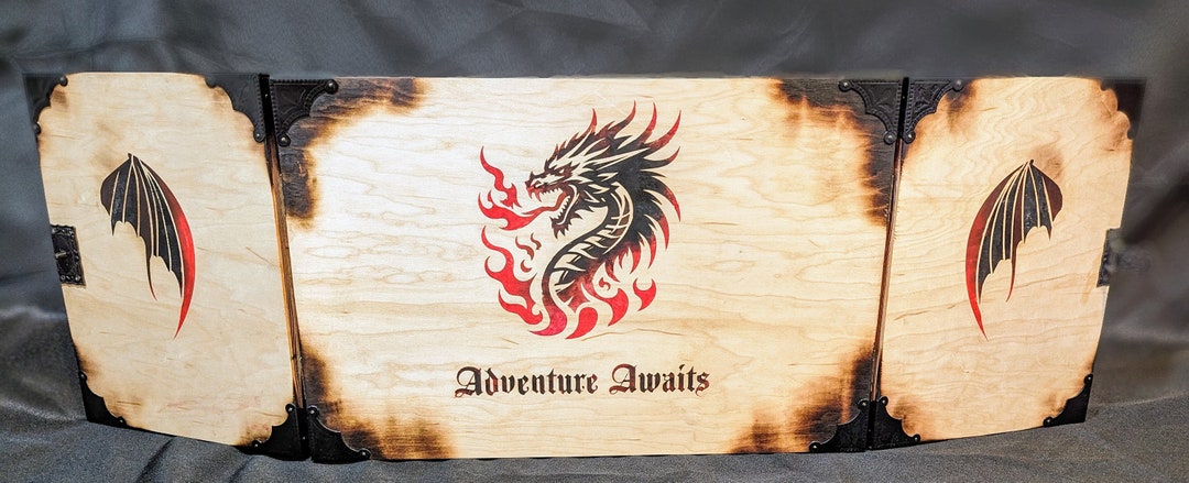 Custom Dungeons & Dragons DM Screen Handcrafted Game Master Tool for ...