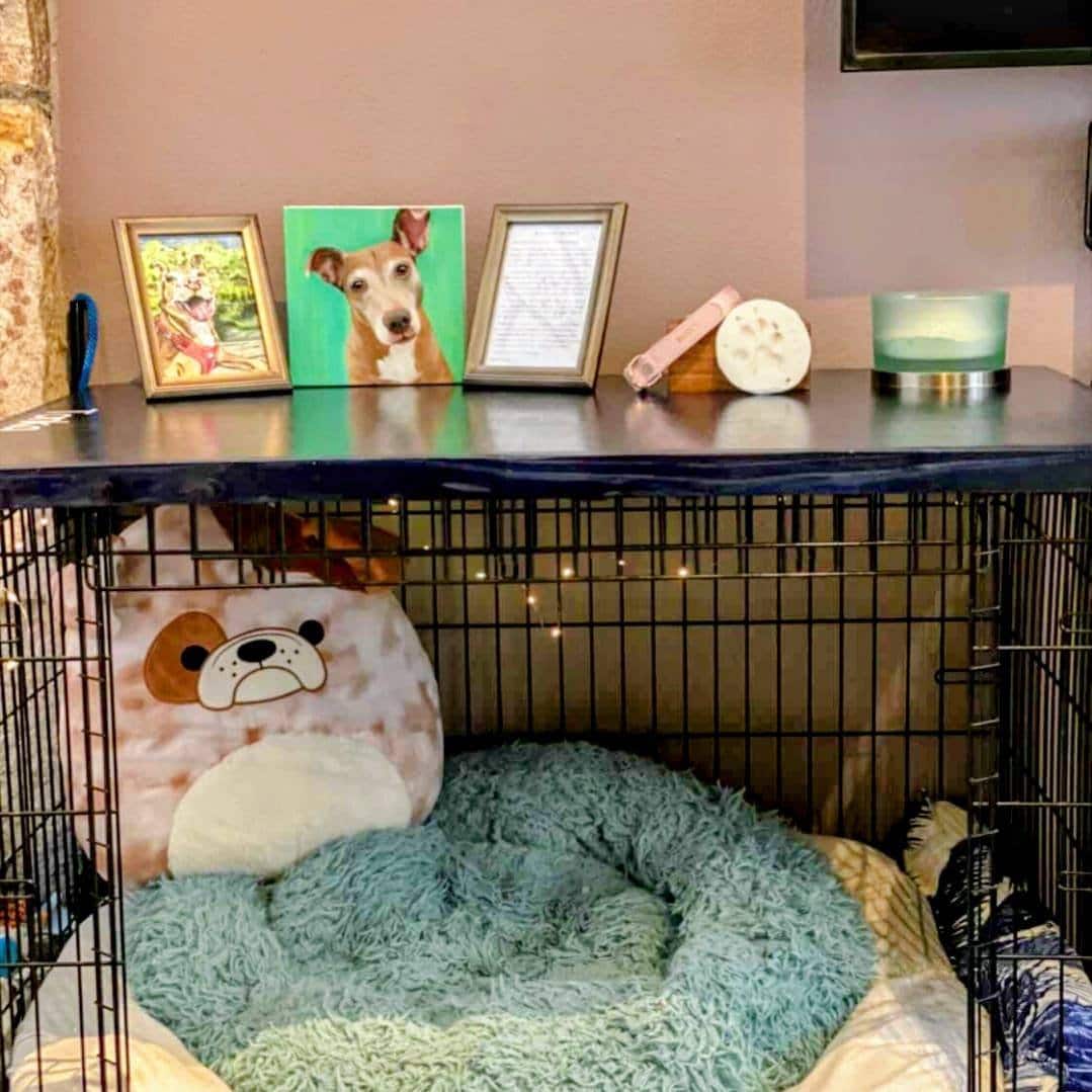 Dog Kennel Wood Table Top Dog Kennel Cover Farmhouse Dog - Etsy