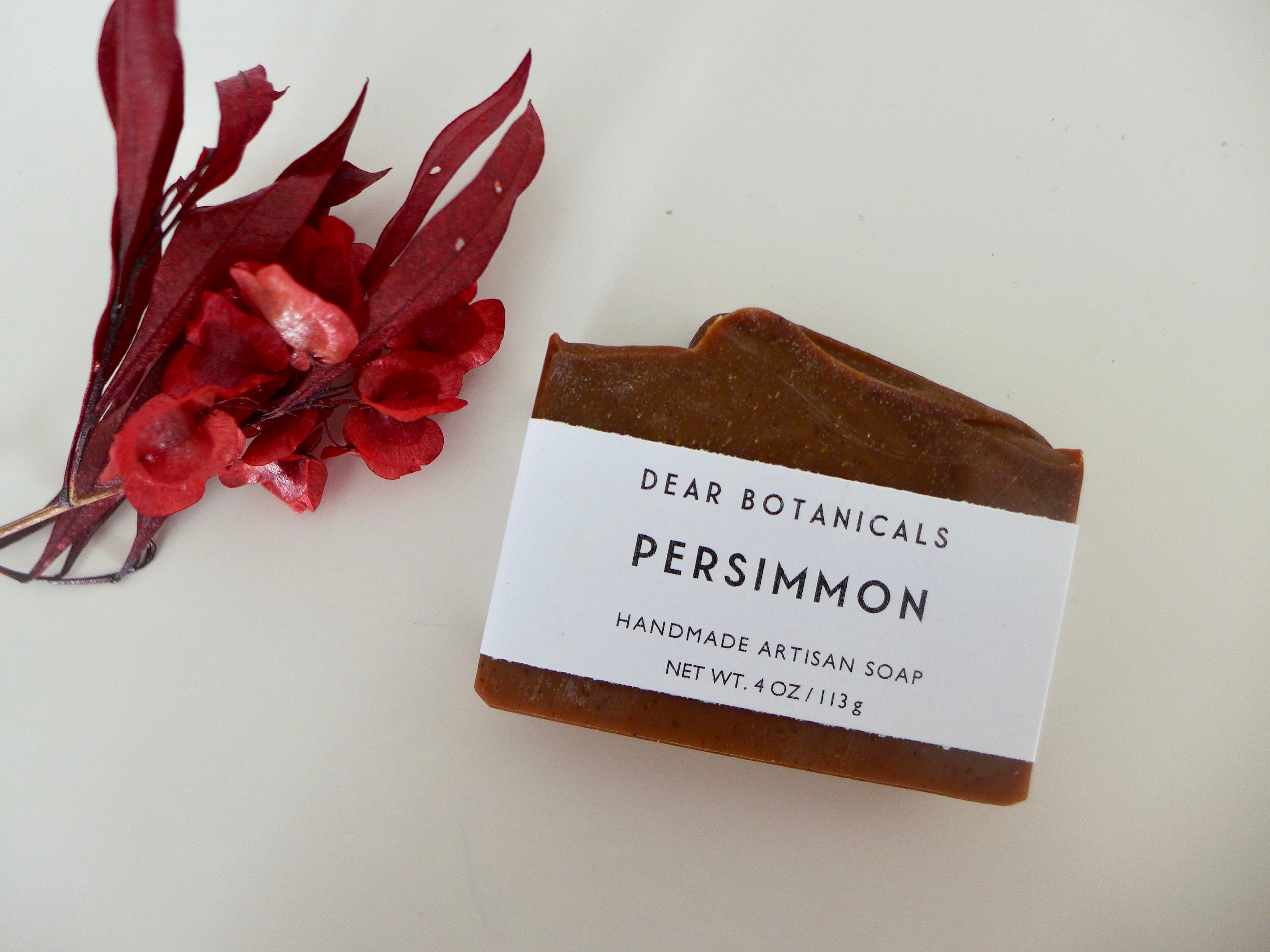 Persimmon Soap: Handmade With Aloe Vera, Ginger & Orange Essential Oils ...