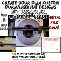 Digital File: Hat Jig for Laser Engraving Boho, Bolero, Wide-brimmed ...