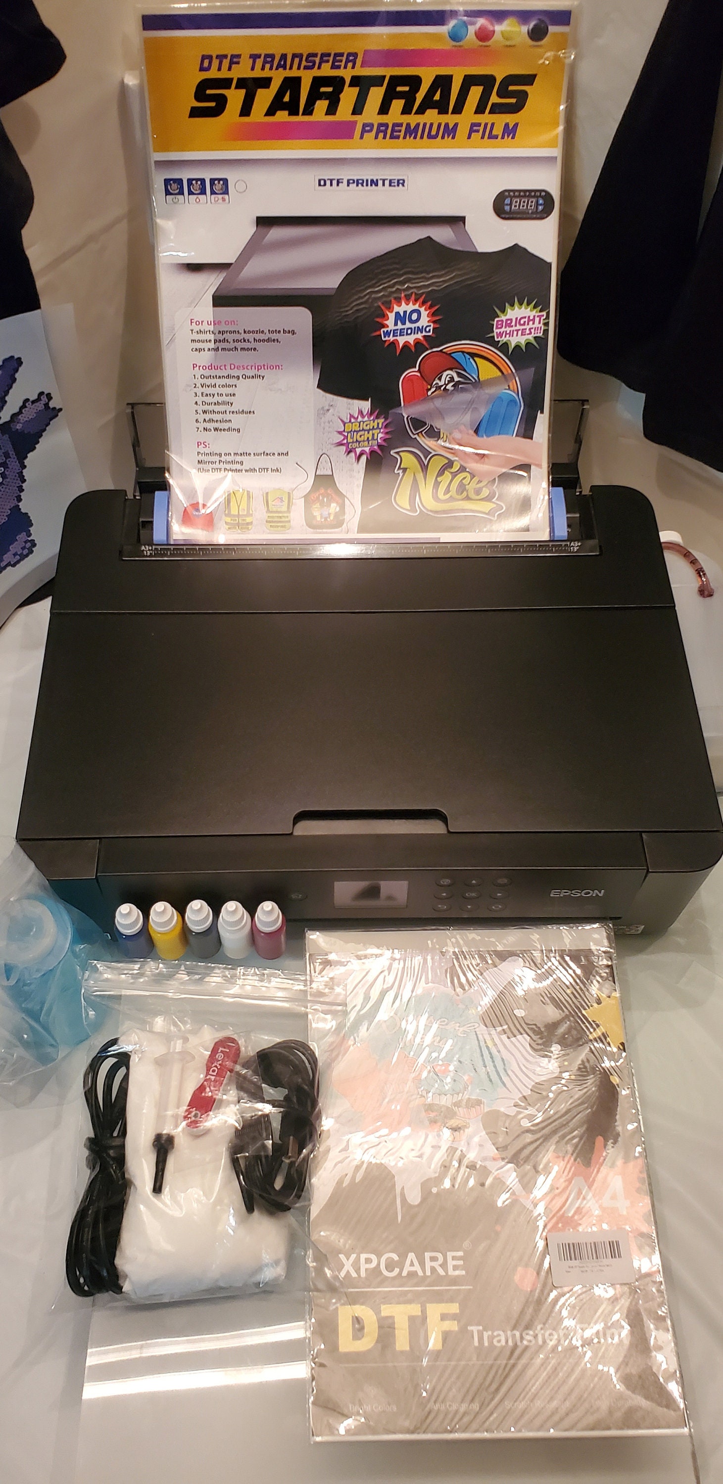 DTF CONVERTED A3 PRINTER Starter Kit Epson XP15000 Printer Bundle - Etsy