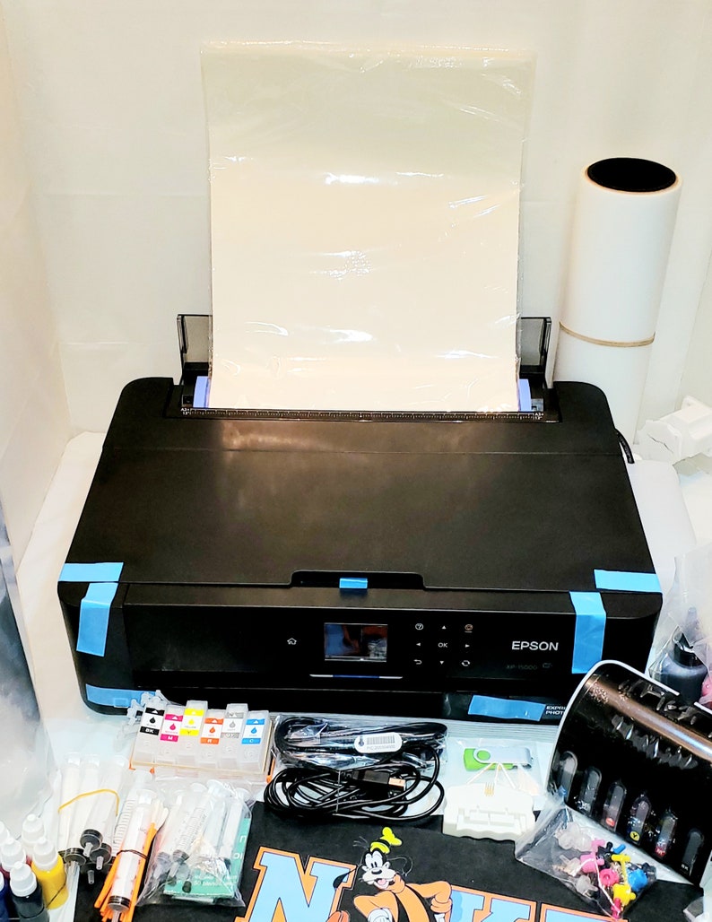 DTF PRINTER Converted XP-15000 Epson A3+ Premium Kickstart Bundle ...