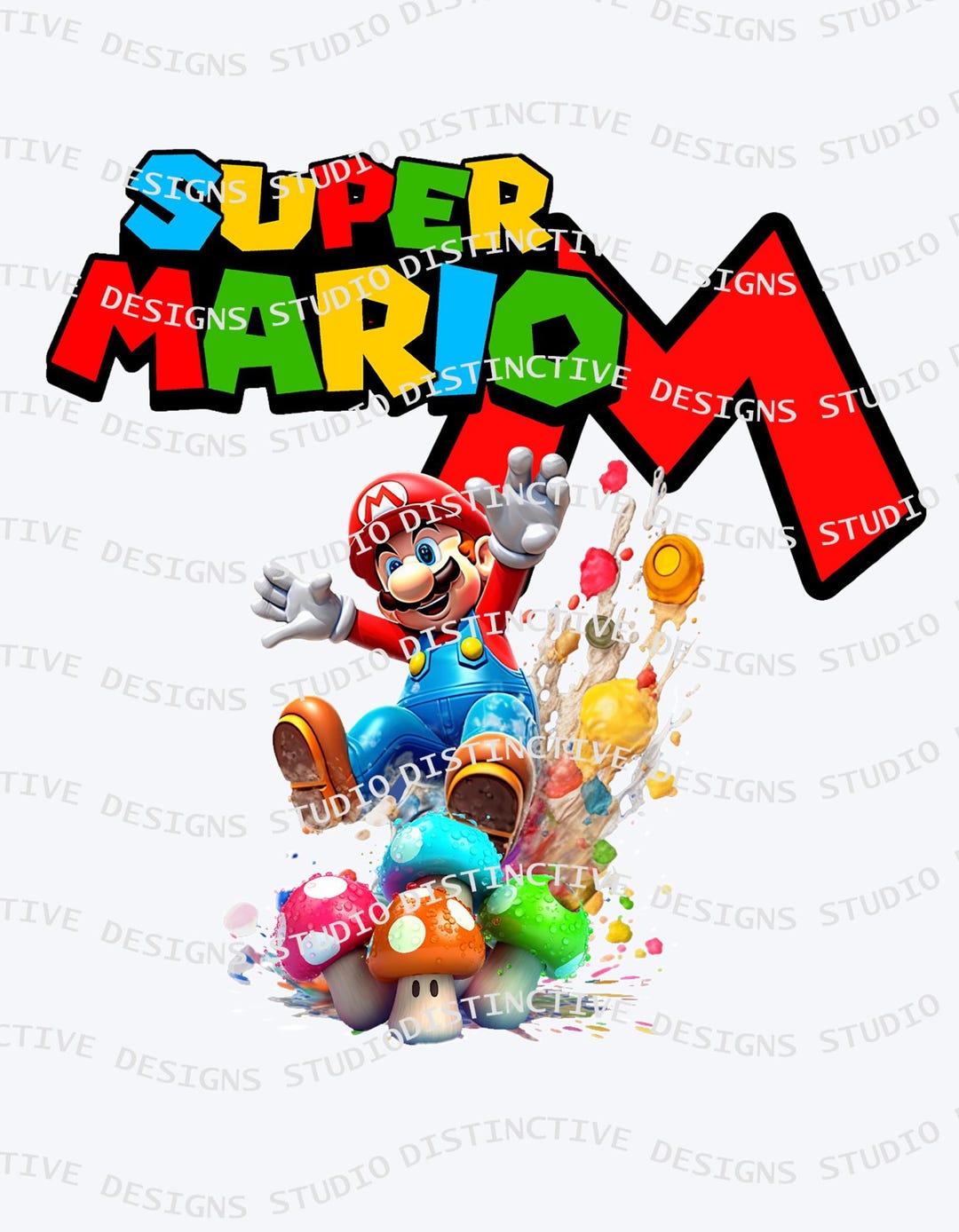 Super Mario Png, Super Mario Clipart, Printable Mario Png, Digital ...