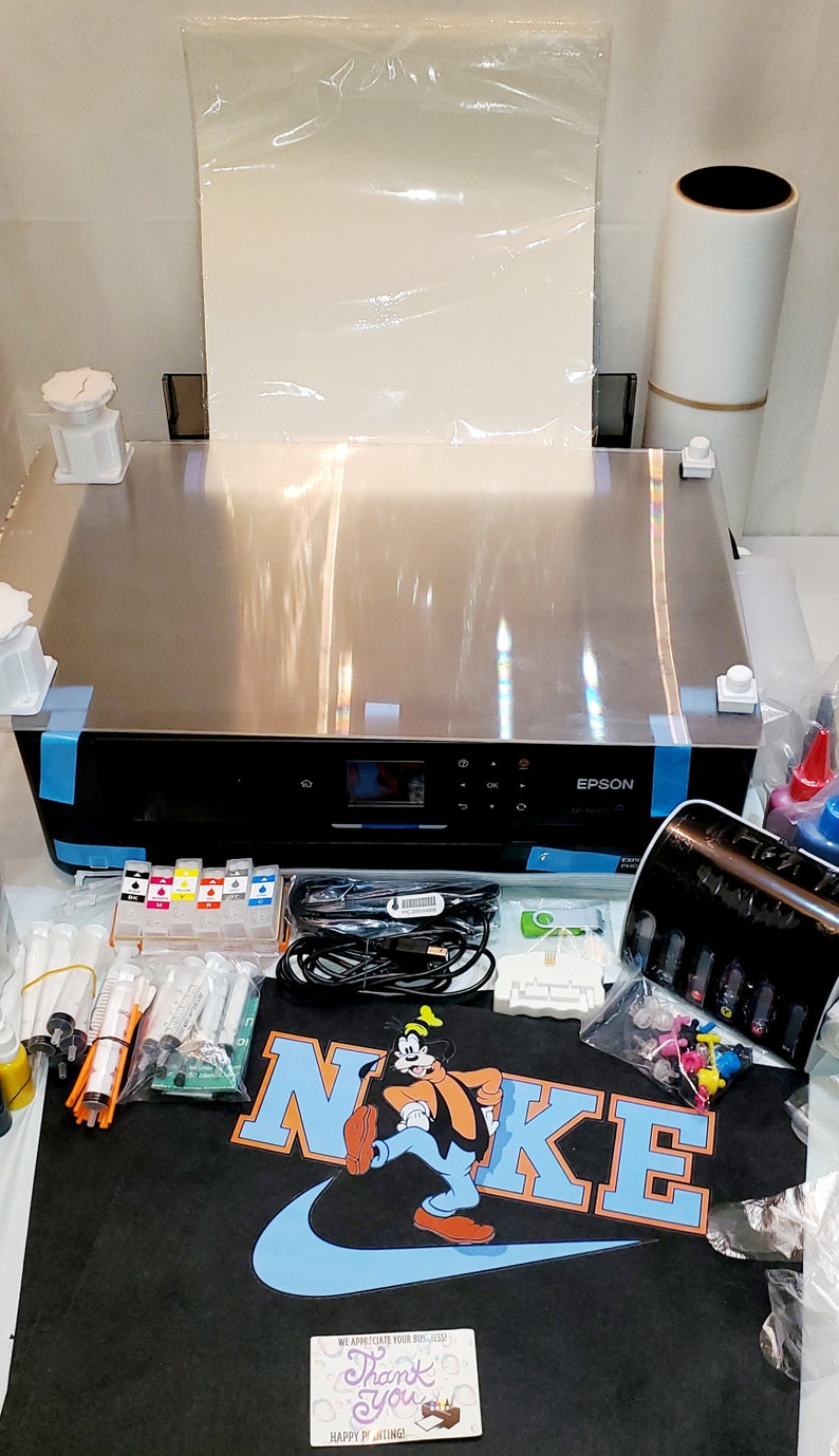 DTF PRINTER Converted XP-15000 Epson A3+ Premium Kickstart Bundle ...