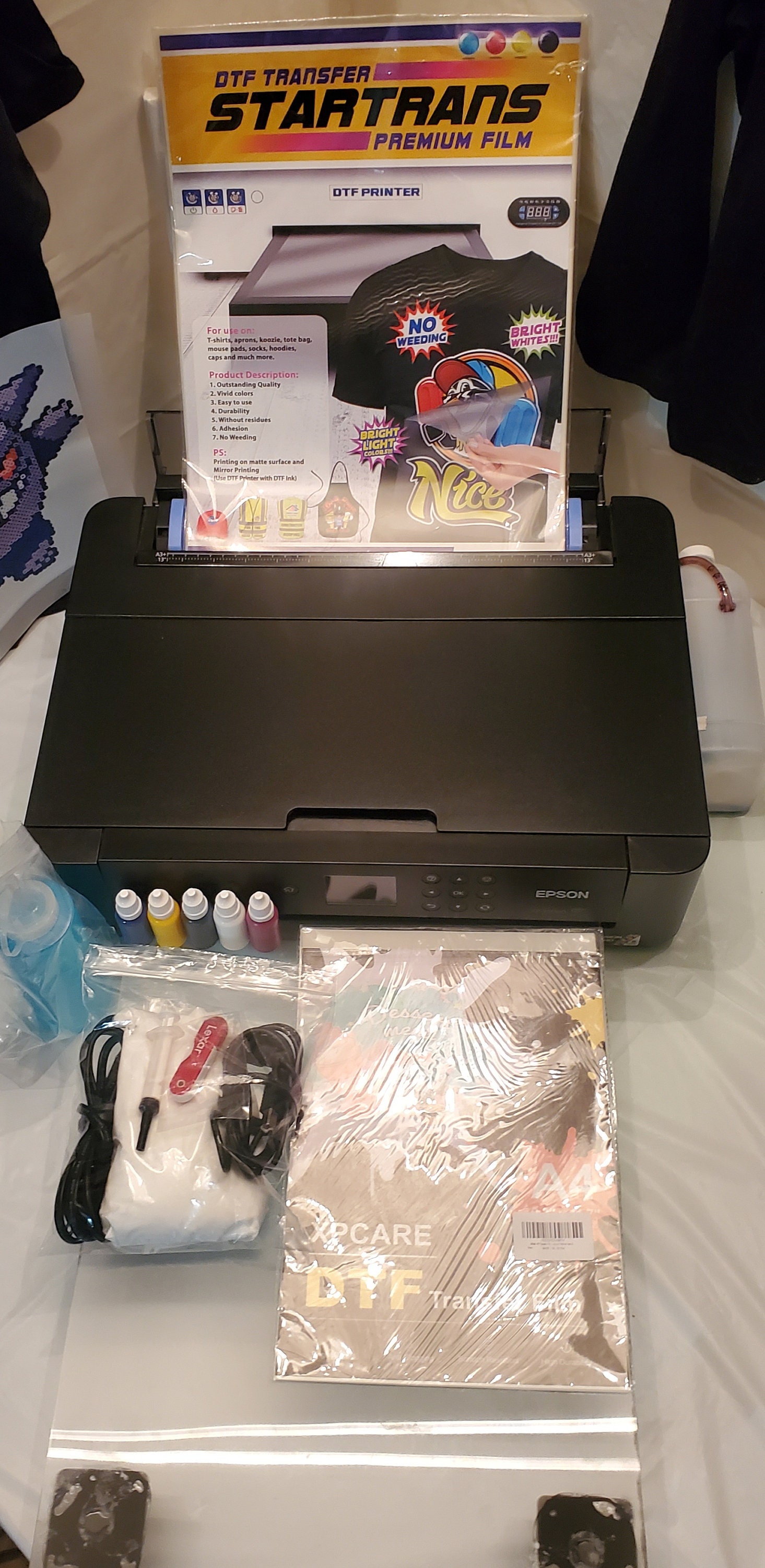 DTF CONVERTED A3 PRINTER Starter Kit Epson XP15000 Printer Bundle - Etsy