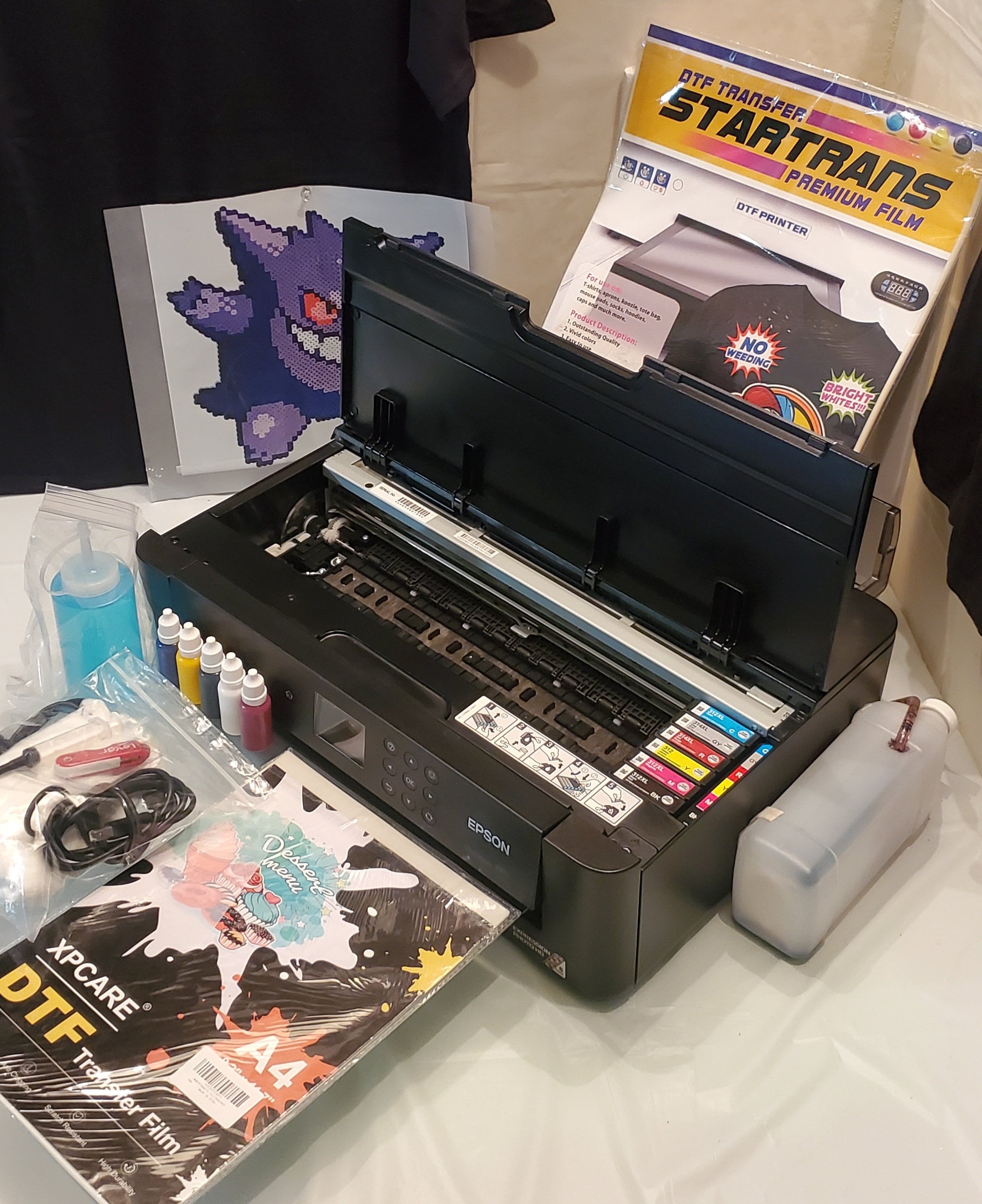 DTF CONVERTED A3 PRINTER Starter Kit Epson XP15000 Printer Bundle - Etsy