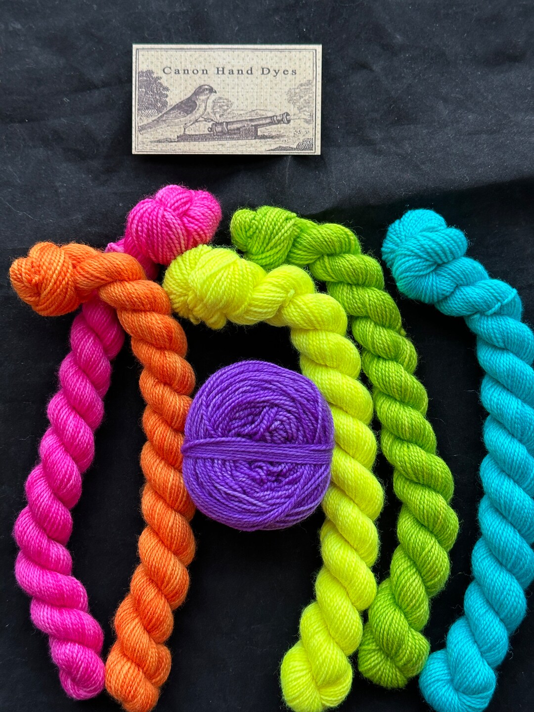 Canon Hand Dyed Charles Merino Wool Blend Yarn 6-piece Set / 80s Dance ...