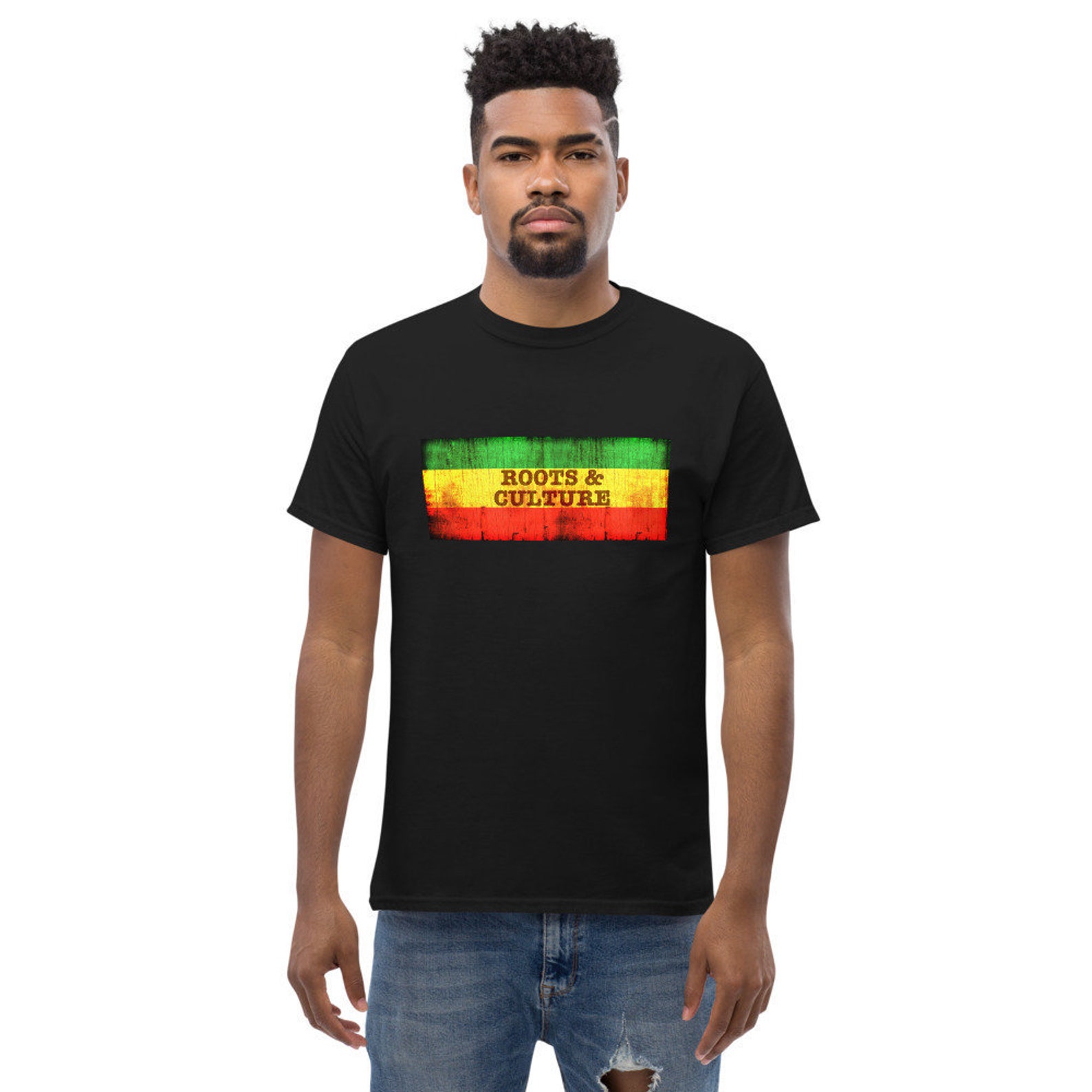Rasta Colors T-shirt FREE Shipping in the US Reggae Unisex - Etsy