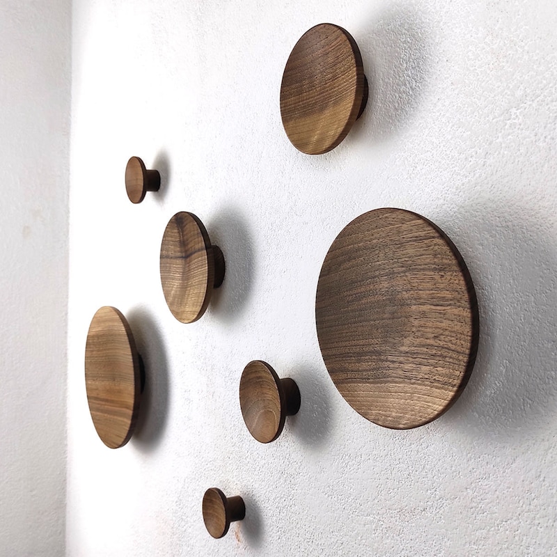 Wood Wall Knob Hook - Etsy