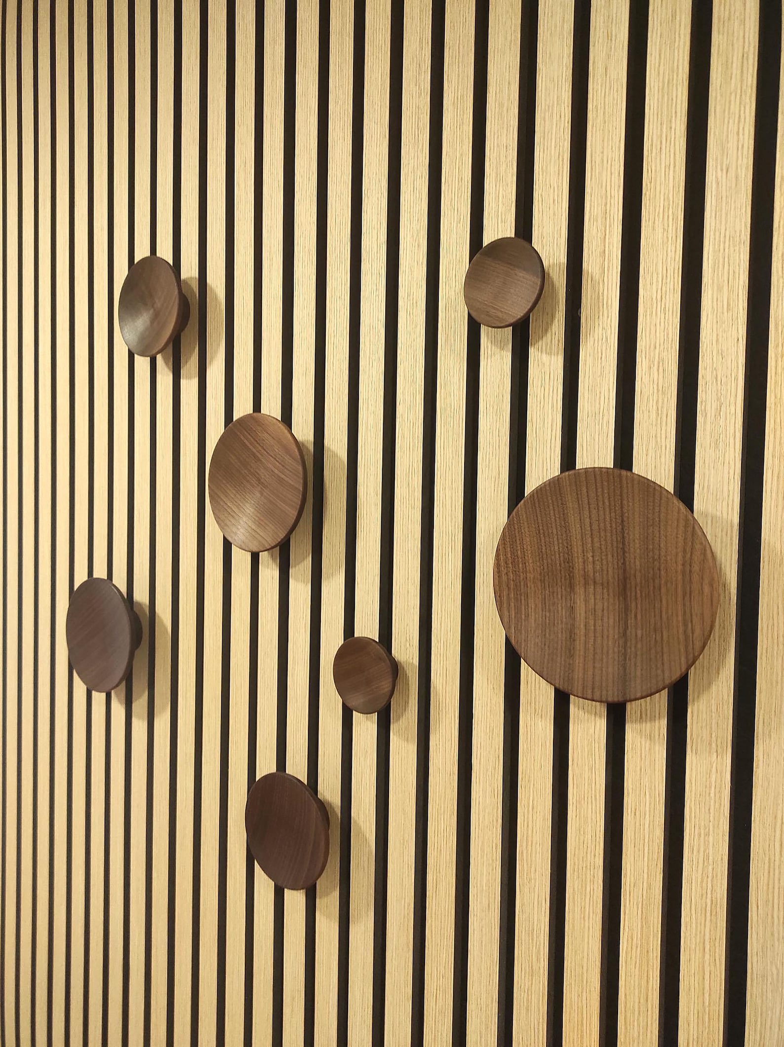 Acoustic Panel Hook, Wooden Hooks for Panel, Panel Dots, Round Panel ...