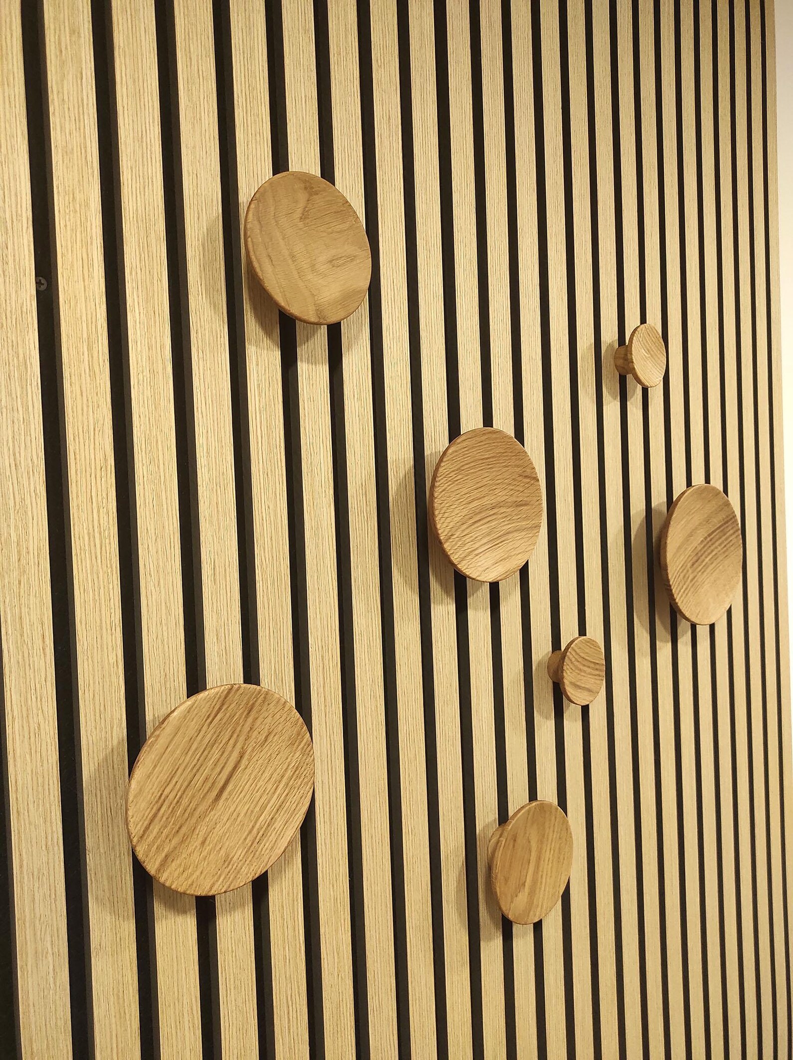 Acoustic Panel Hook, Wooden Hooks for Panel, Panel Dots, Round Panel ...