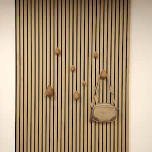 Acoustic Panel Wooden Drops, Wall Hooks, Water Drop Hanger, Oak Wood ...
