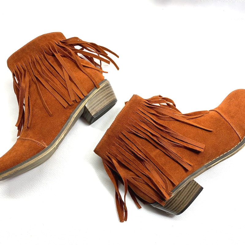 Fringe Boots - Etsy