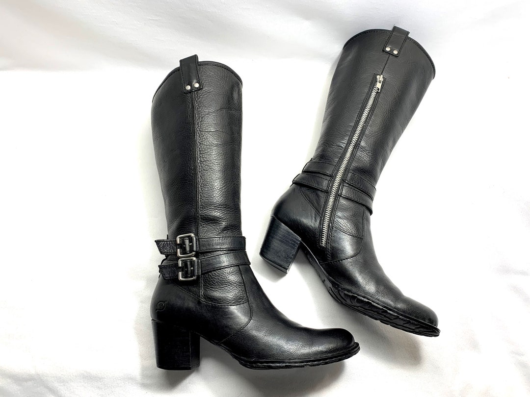 Sale 40.00 off 90's Y2K Quality Vintage BORN Harness Boots Womens Sz 8 ...