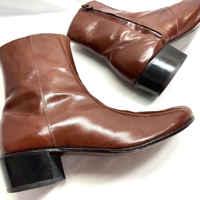 70s Mens Boots - Etsy