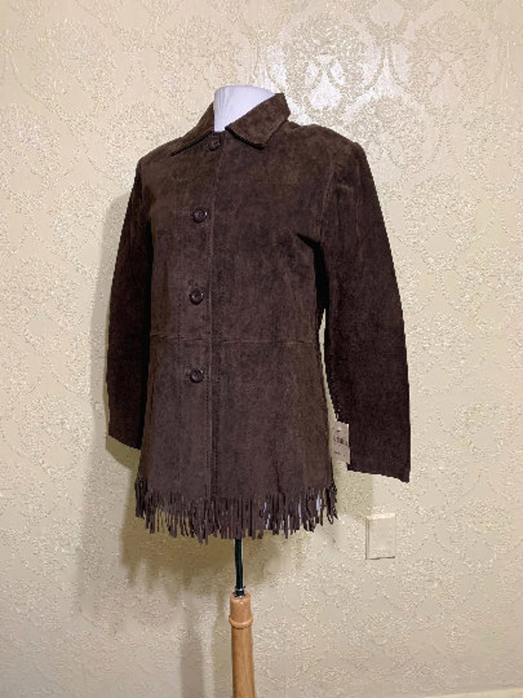 NEW Leather Western Coat Wilsons Coat Womens Sz Large 90's With Tags ...