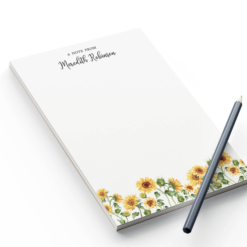 Personalized Notepads - Etsy