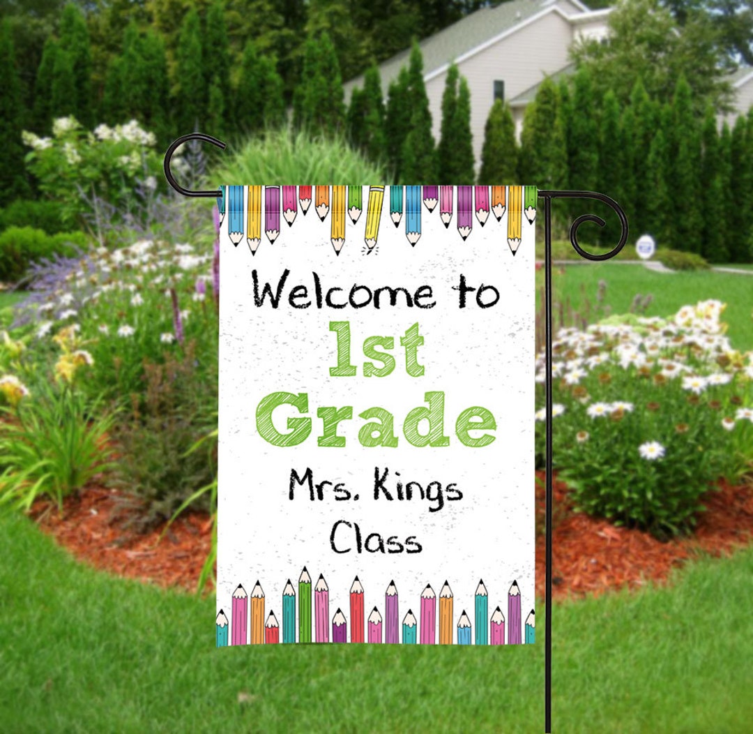 Personalized Classroom Flag, Teacher Flag, Custom Teacher Flag ...