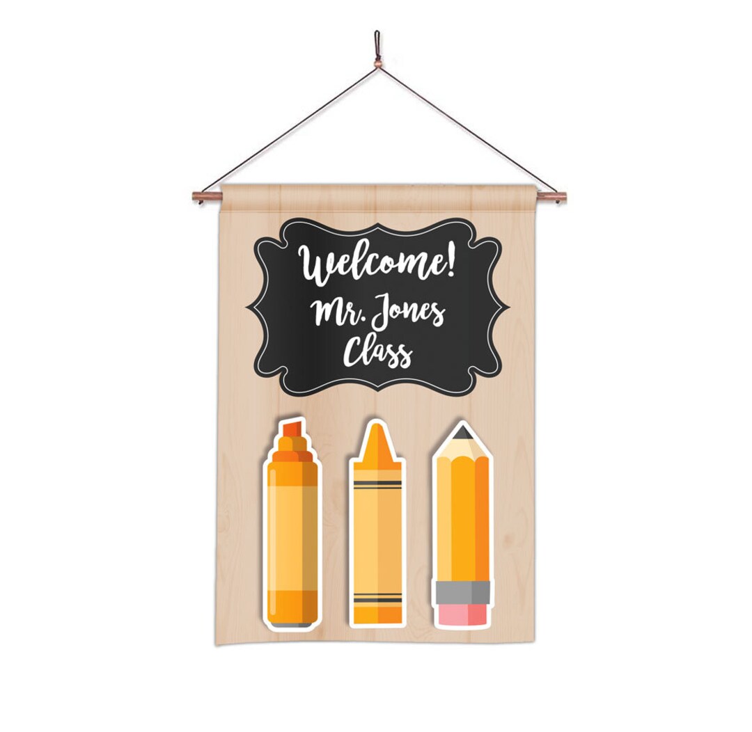 Personalized Classroom Flag, Teacher Flag, Custom Teacher Flag ...