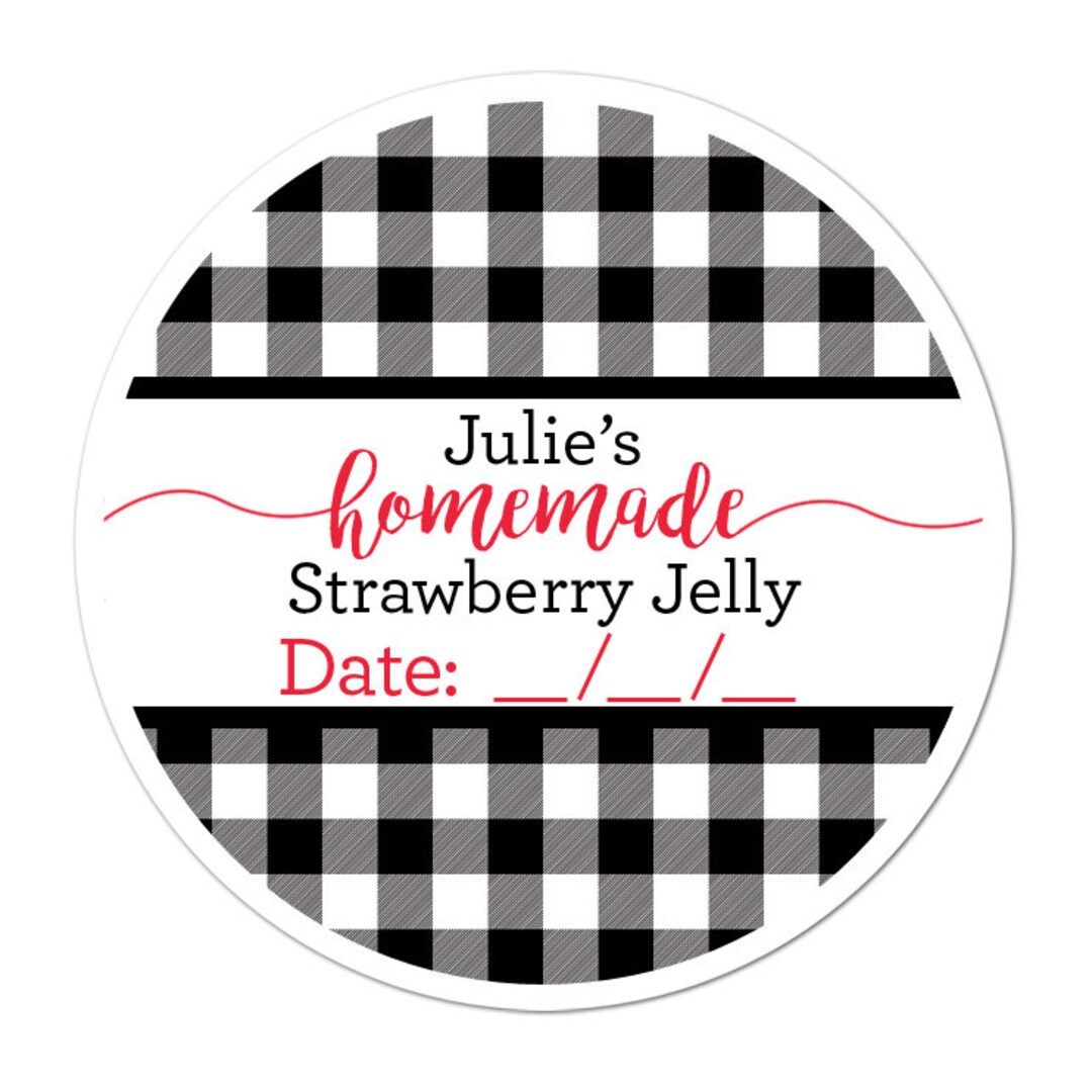 Personalized Canning Labels, Mason Jar Labels, Homemade Canning ...