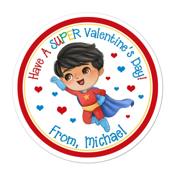 Superhero Valentine - Etsy