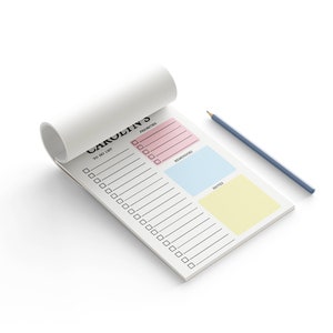 Personalized to Do List Notepad, to Do List Notepad, Custom to Do List ...