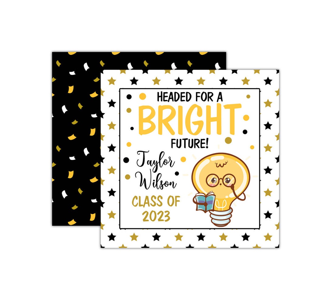 Personalized Graduation Favor Tags, Graduation Tags, Graduation Favor ...